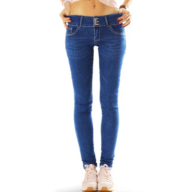 Be Styled Damen Röhrenjeans Enge Slim Fit Hüftjeans Mit Breitem 3