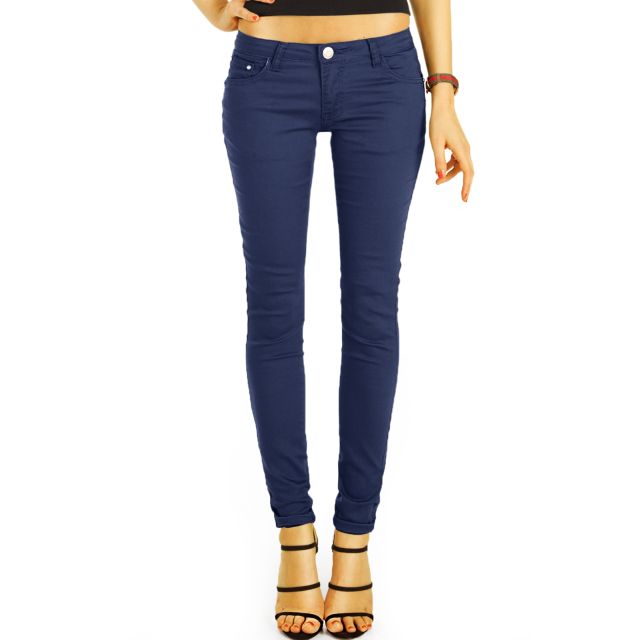 Be Styled Super Enge Röhrenjeans Skinny Strecht Low Waist Hüftige